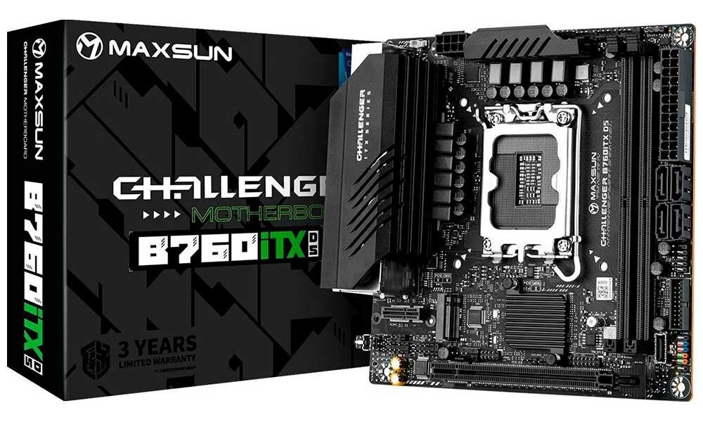 Материнская плата Maxsun MS-Challenger B760ITX D5