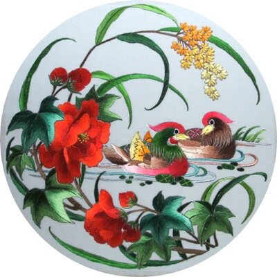 Набор для вышивки Vestone, шелк, Сучжоу классическая вышивка Красный, 0008