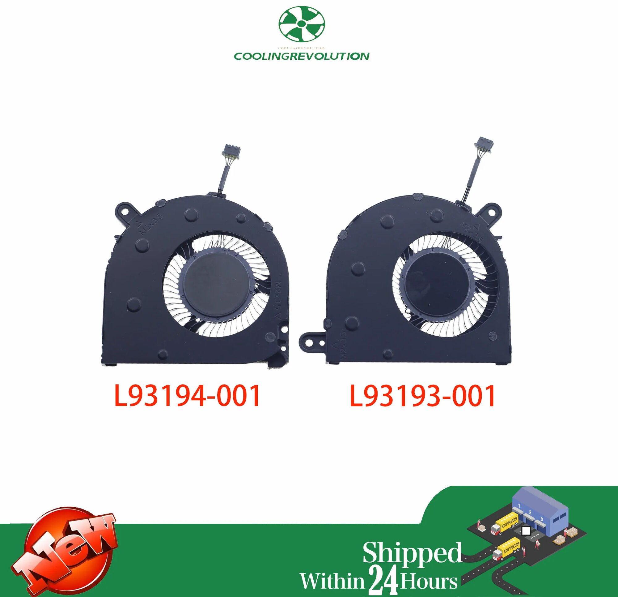 Вентилятор охлаждения COOLING REVOLUTION для HP ENVY X360 EG50040S1-CK00-S9A EG50040S1-CK10-S9A SET