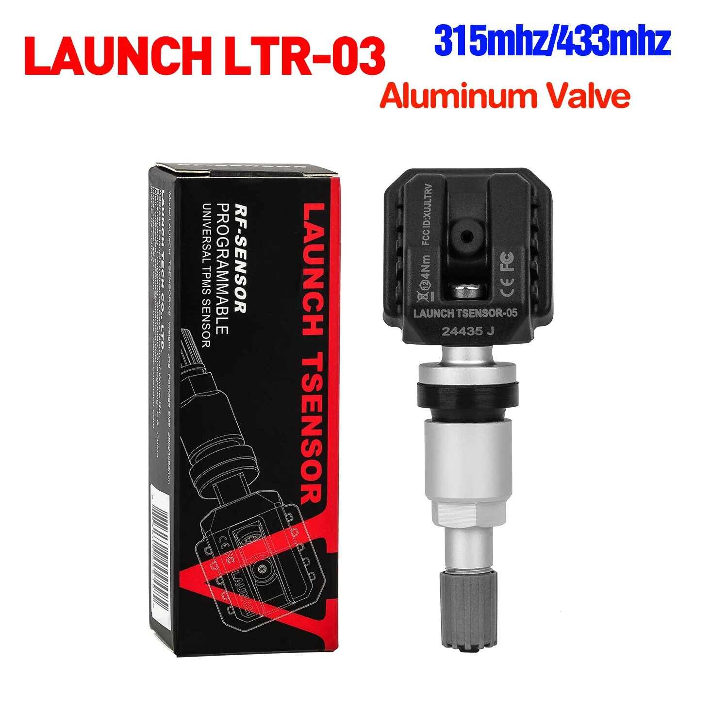 Радиочастотный датчик LAUNCH 433 315, TPMS Mx-сенсор, инструмент для ремонта шин, TYPE 1