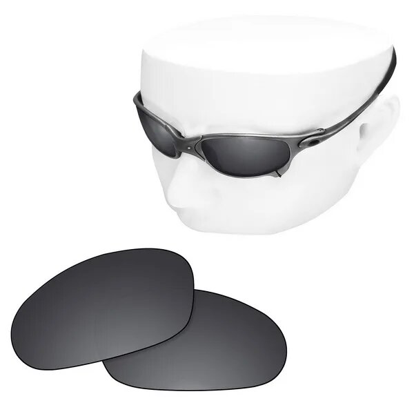 Очки Oakley Juliet, линзы Black Chrome, белая оправа