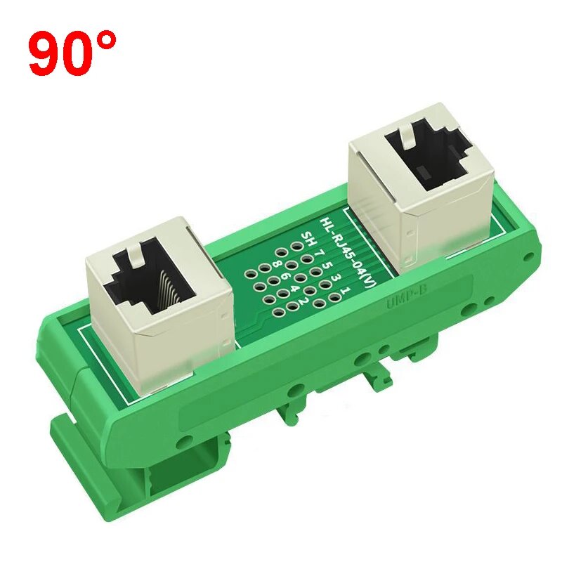 Разветвитель RJ45 JCD для DIN-рейки 90