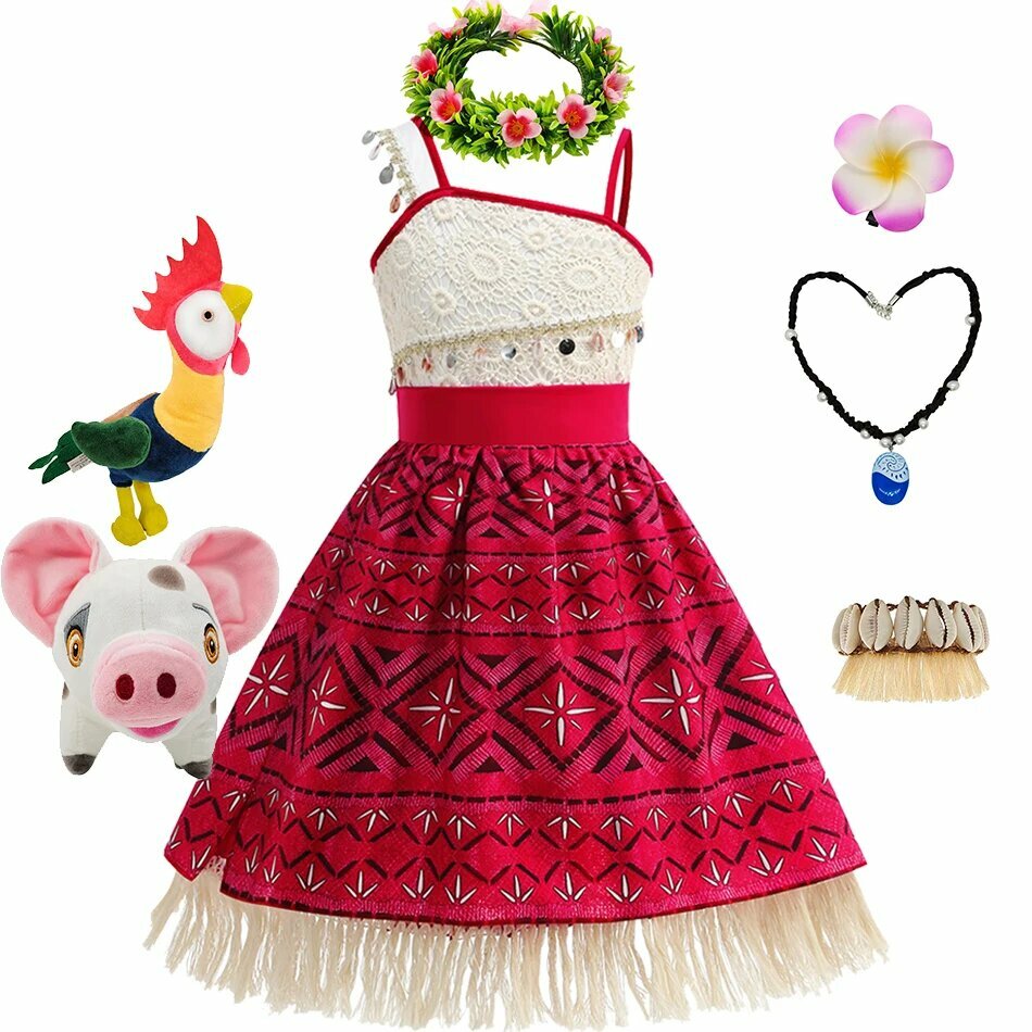 Детский костюм Disney Moana 2 2T Tag-100, Dress Sets 02