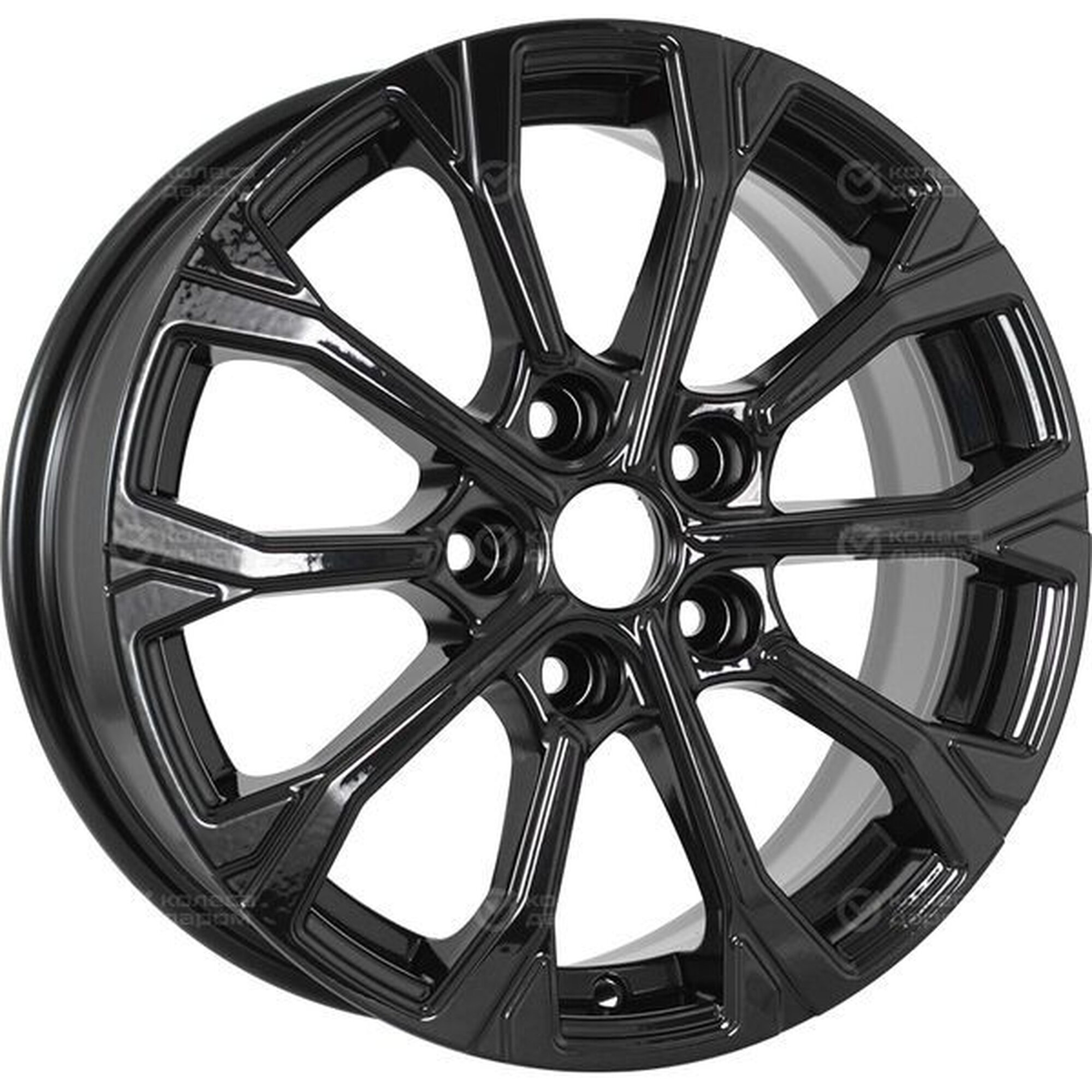 Колесный литой диск KHOMEN KHW1605 (Changan CS35 Plus) R16x6.5 5x110 ET46 CB63.3 Black