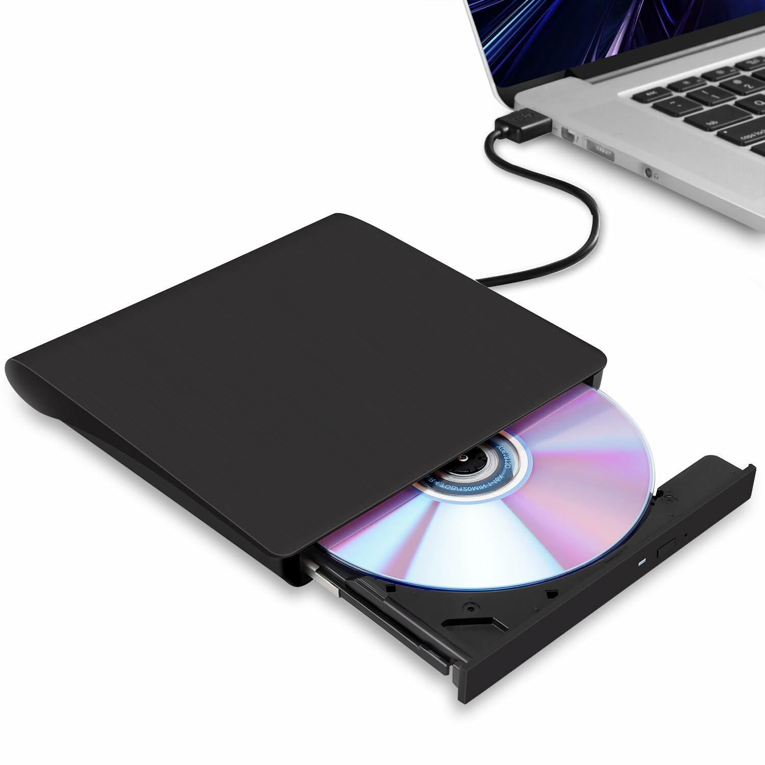 Внешний дисковод для ноутбука оптический привод компьютера USB CD-RW DVD-R