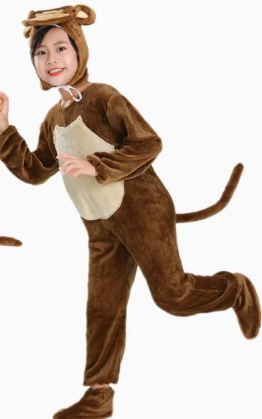 Новый костюм лягушки для косплея на Хэллоуин, китайский костюм для мальчиков и девочек, костюмы обезьяны с изображением животных, танцевальное платье белого лебедя