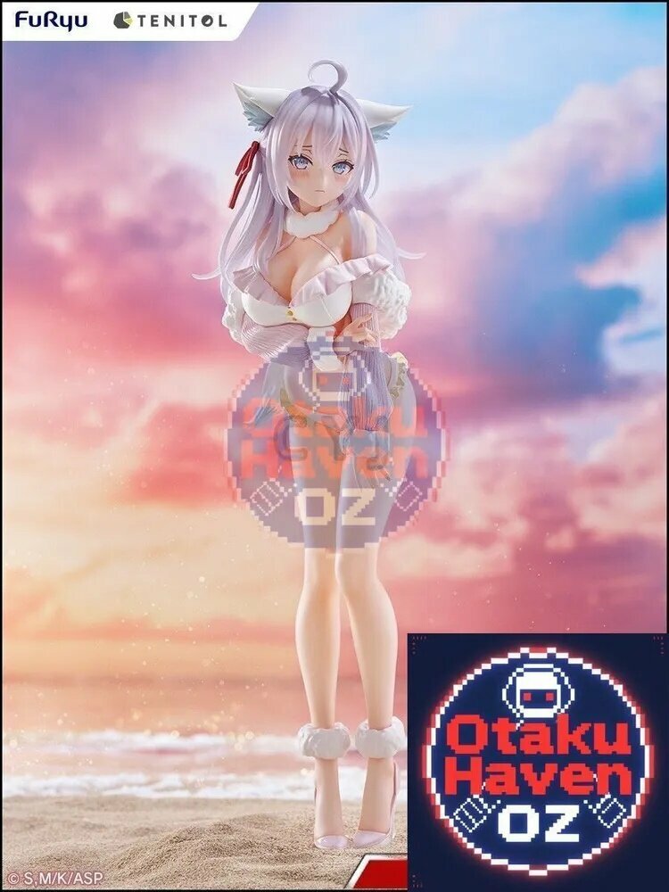 Эксклюзивная фигурка аниме Alisa White fox от FuRyu, TENITOL TALL Alya Sometimes Hides Her Feelings in Russian, коллекционная OZ