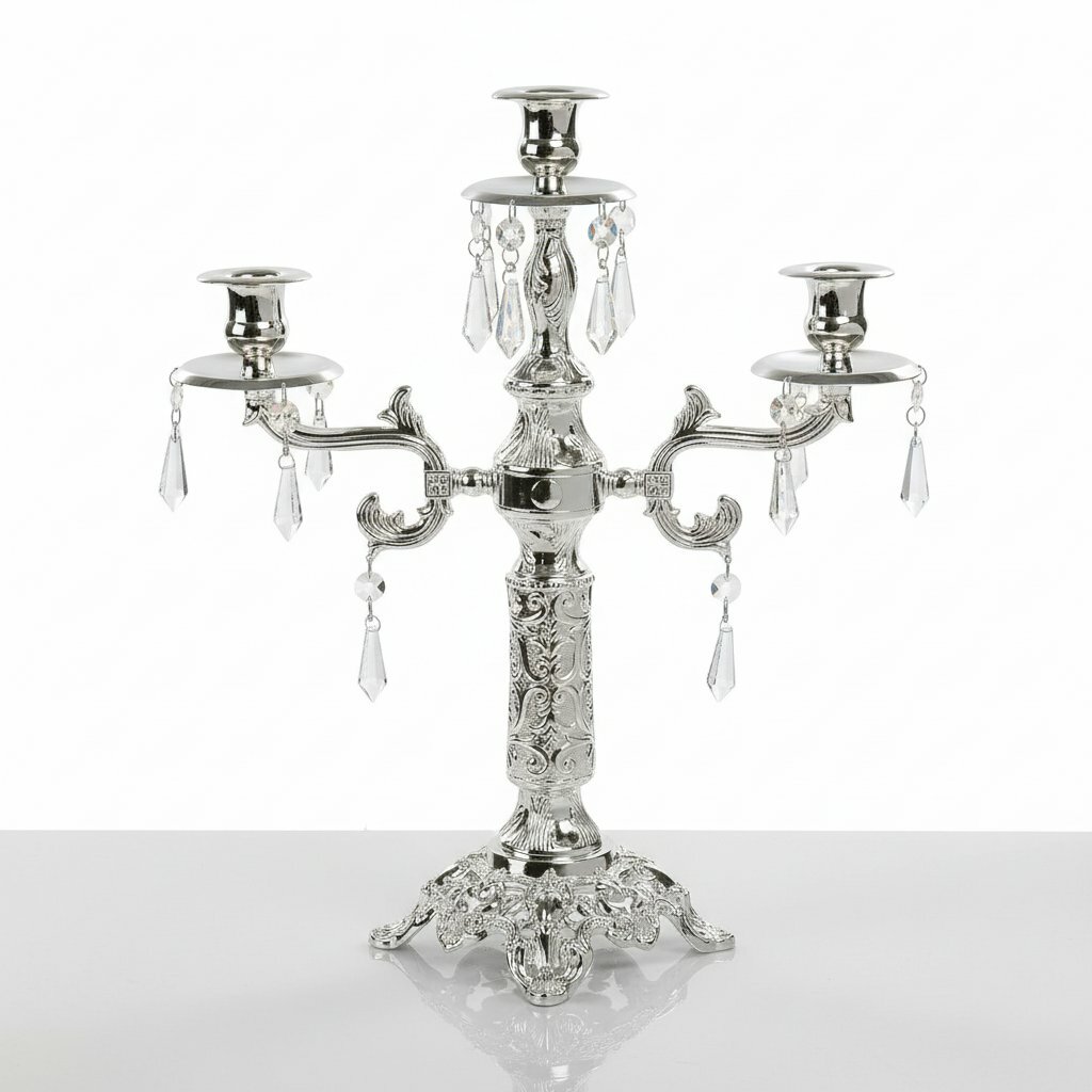 Подсвечник посеребр. AR-1371 Crystal Temptations США Металл, кристалл