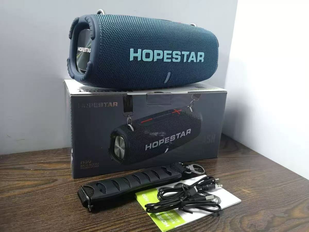 HOPESTAR H50 20Вт Портативный Бумбокс С Bluetooth И Сабвуфером MP3-Плеер Высокая Мощность Аудио Центр