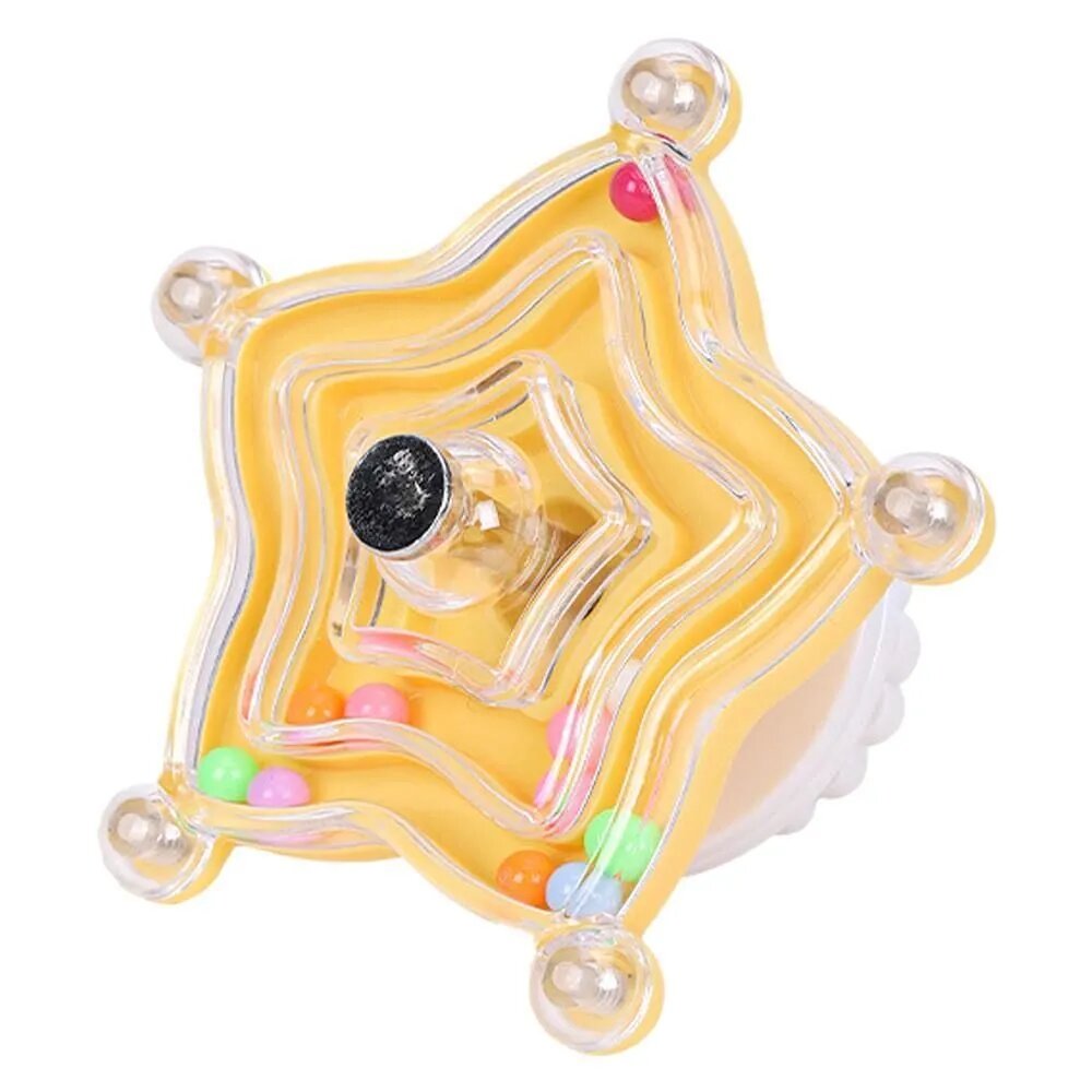 Вращающаяся игрушка для попугаев со звуком: антистресс, точилка для клюва (неразлучники, волнистые, кореллы)