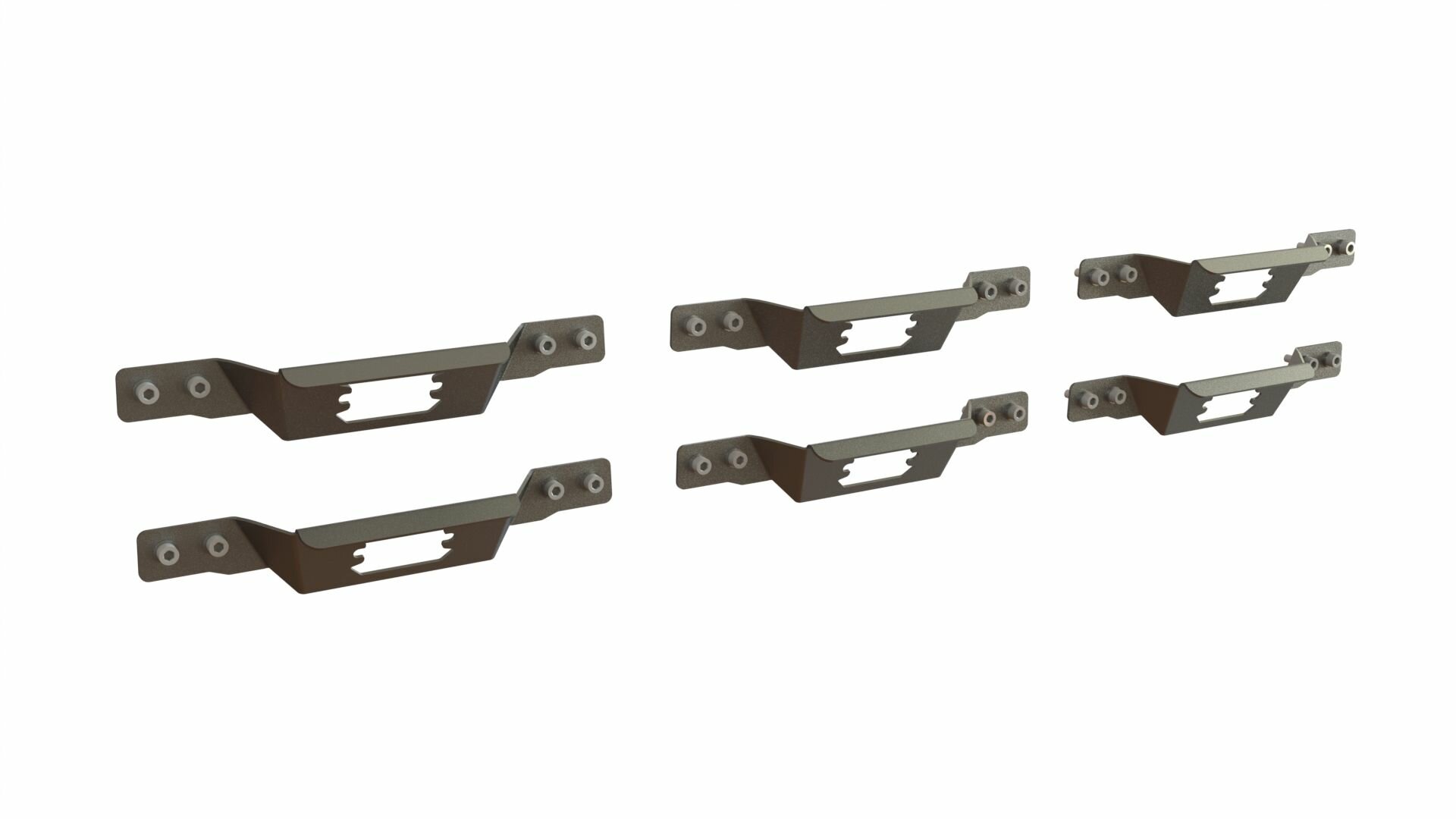 Комплект кронштейнов крепления рабочего света багажник (ручка) STC 6 штук