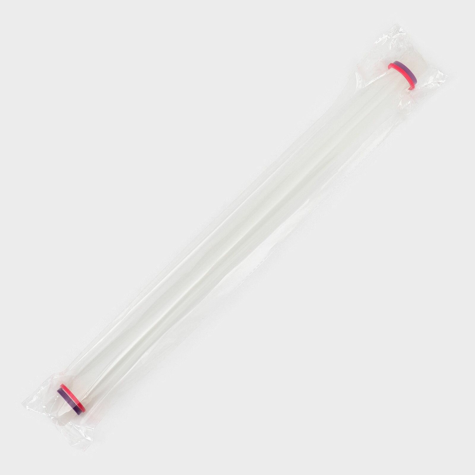 Скалка с ограничителями кондитерская, 49.5 х 3 см, белая