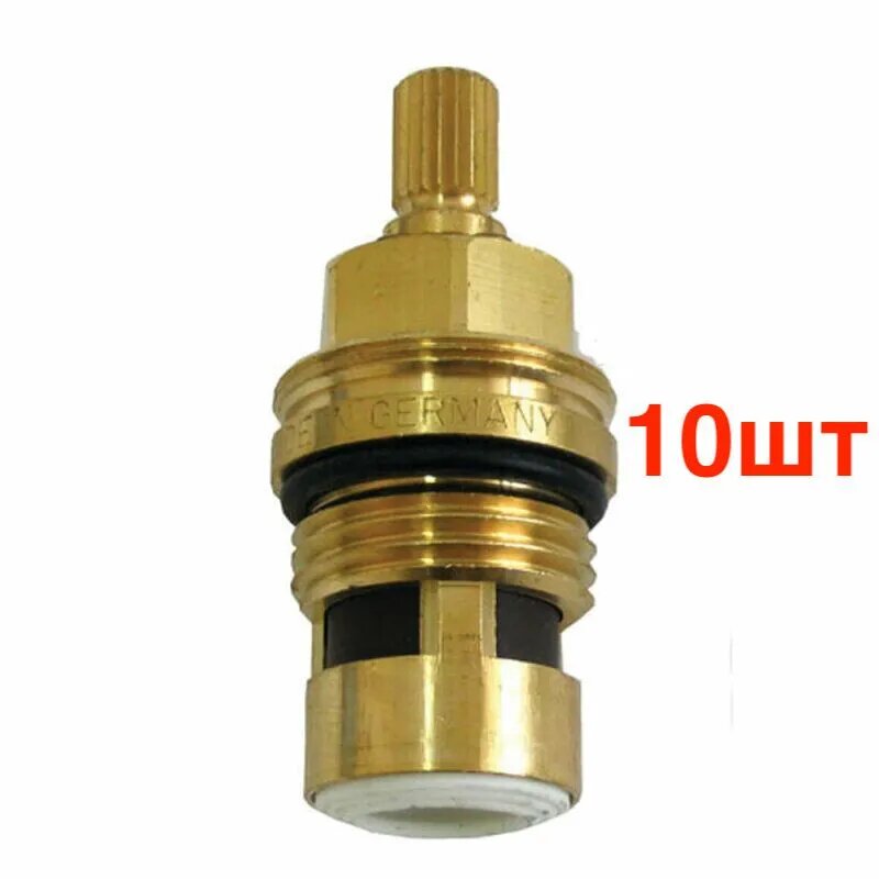 Кран-букса 1/2 20 шлицов универсальная керамическая для смесителя grohe, vidima (кранбукса) 10шт