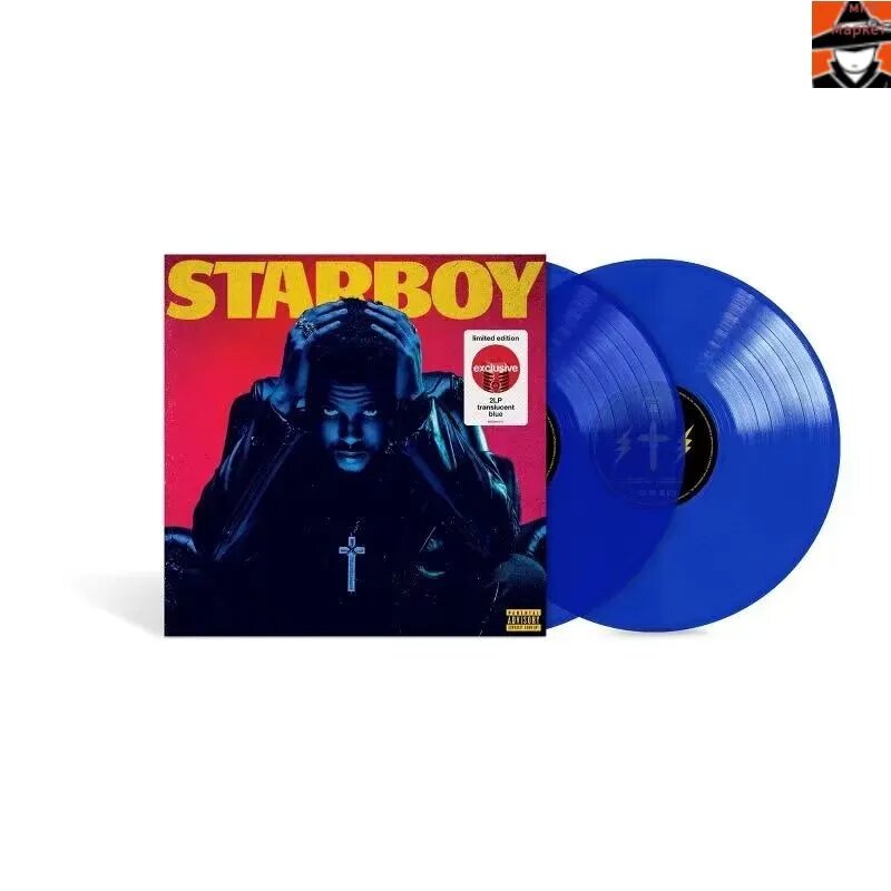 The Weeknd Starboy (Синий винил 2LP) Limited Edition Exclusive Transparent Blue