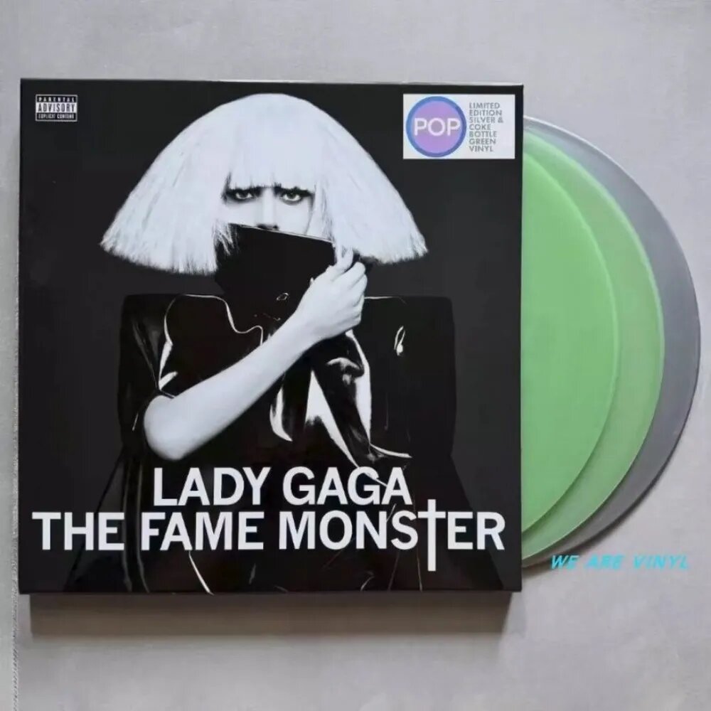 Эксклюзивная пластинка Lady Gaga The Fame Monster на цветном виниле, 3LP, новая и запечатанная