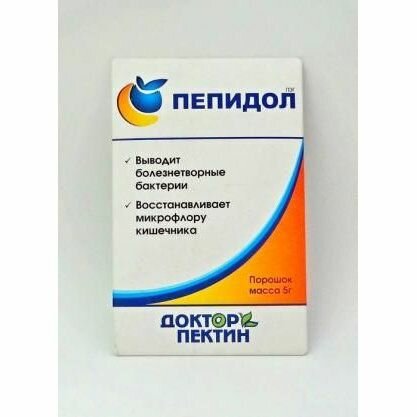 Пепидол Доктор Пектин порошок, 5 г, назначение интоксикация