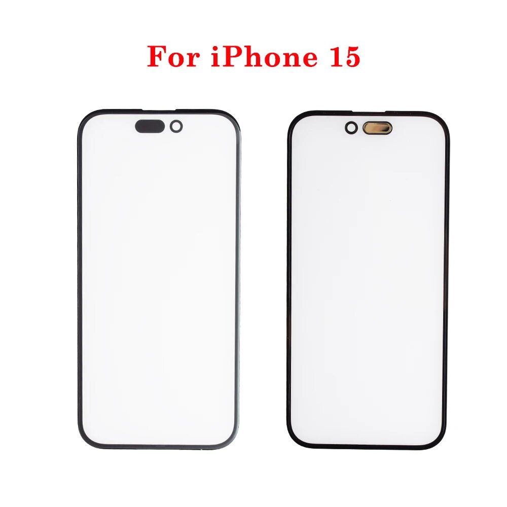 Проверенное внешнее стекло экрана с OCA для iPhone X XS XR Max 11 12 13 14 15 16 17 Plus Pro Max Mini, внешняя линза LCD