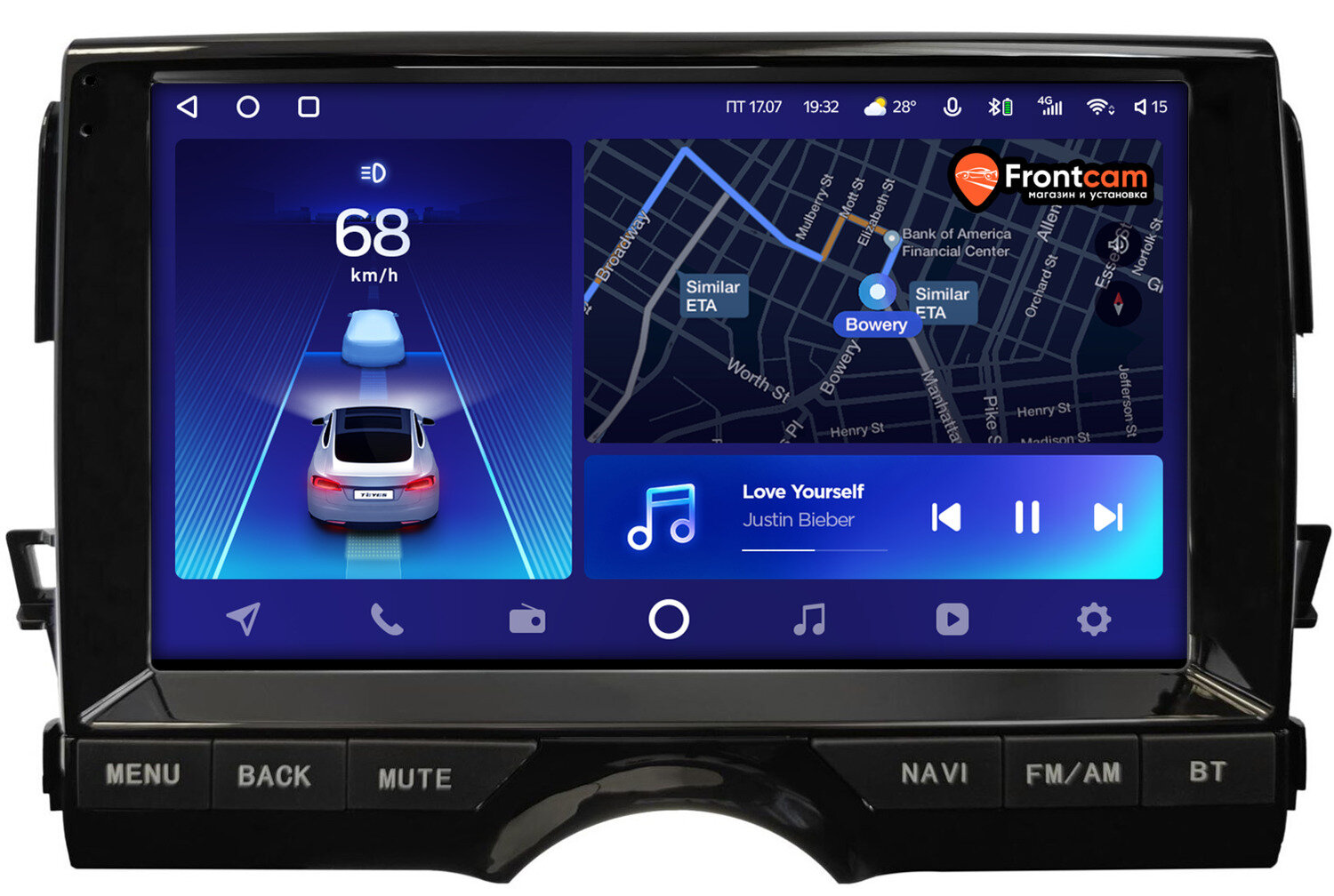 Штатная магнитола Teyes CC2 PLUS 6/128 10" RM-10-2881 Toyota Mark X 2 2009-2019 (тип 2) Android 10 (4G-SIM, DSP, QLed)