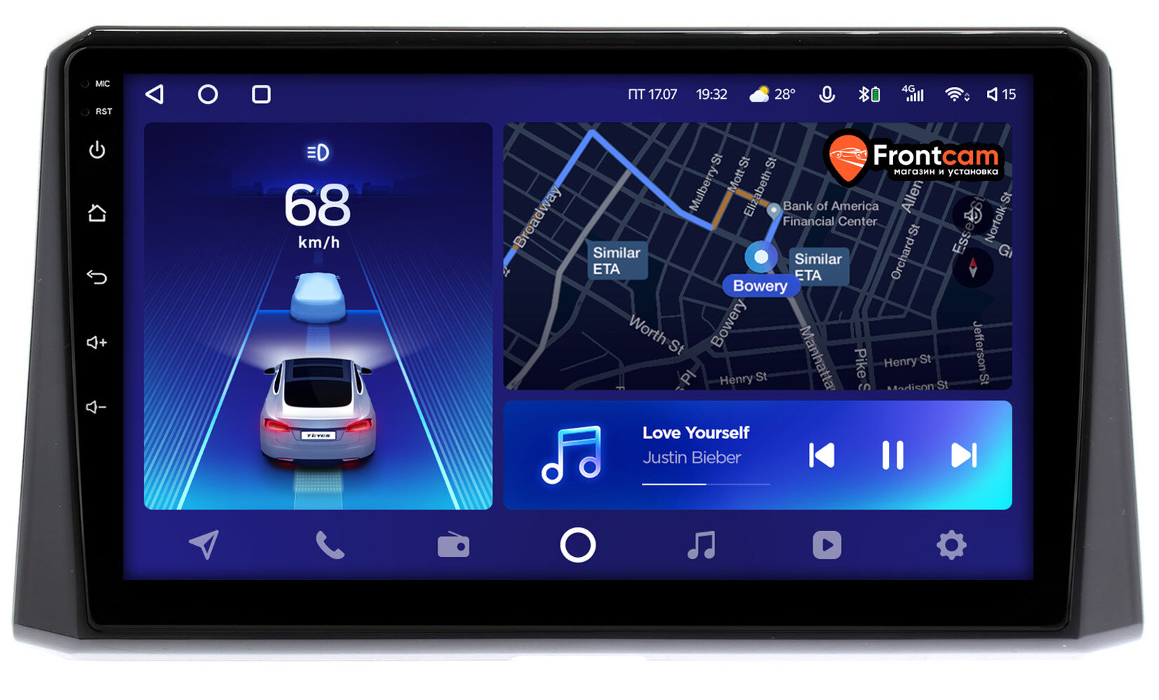 Штатная магнитола Toyota Corolla (E210), Corolla Cross 2018-2024 (глянцевая) Teyes CC2 PLUS 4/64 10" RM-10-1178 Android 10 (4G-SIM, DSP, QLed)