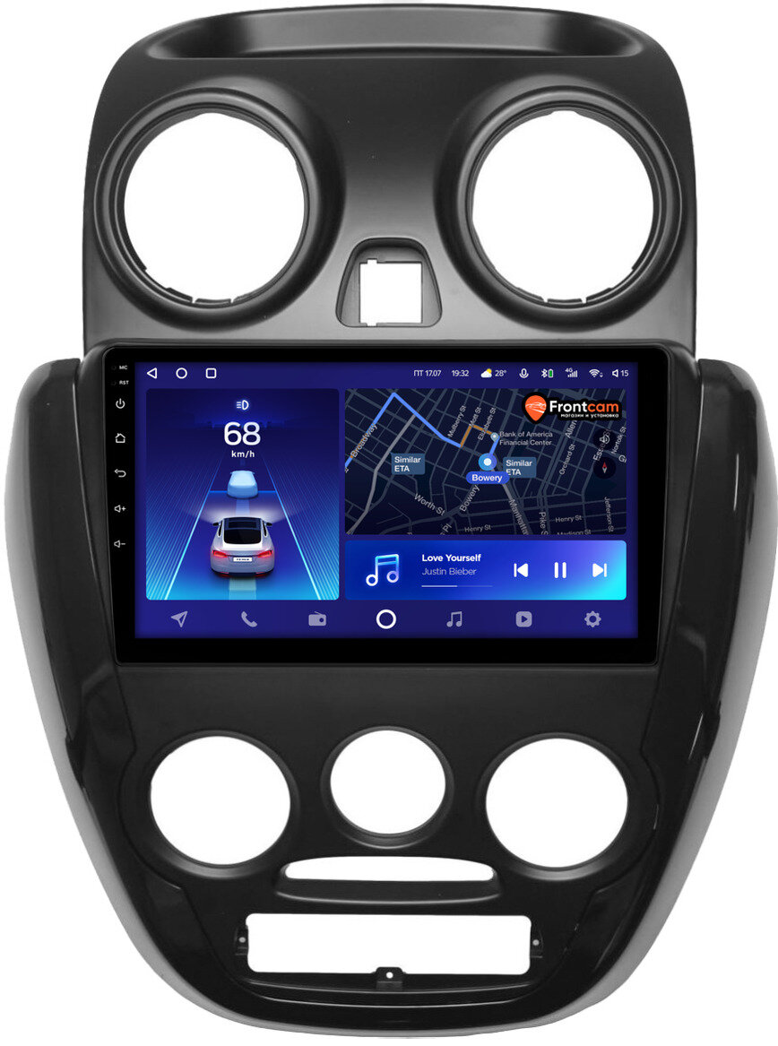 Штатная магнитола Lada Granta, Granta Sport 2011-2018, ВИС 2349 2013-2017 (глянцевая) Teyes CC2 PLUS 4/32 9" RM-9-2568 Android 10 (4G-SIM, DSP, QLed)