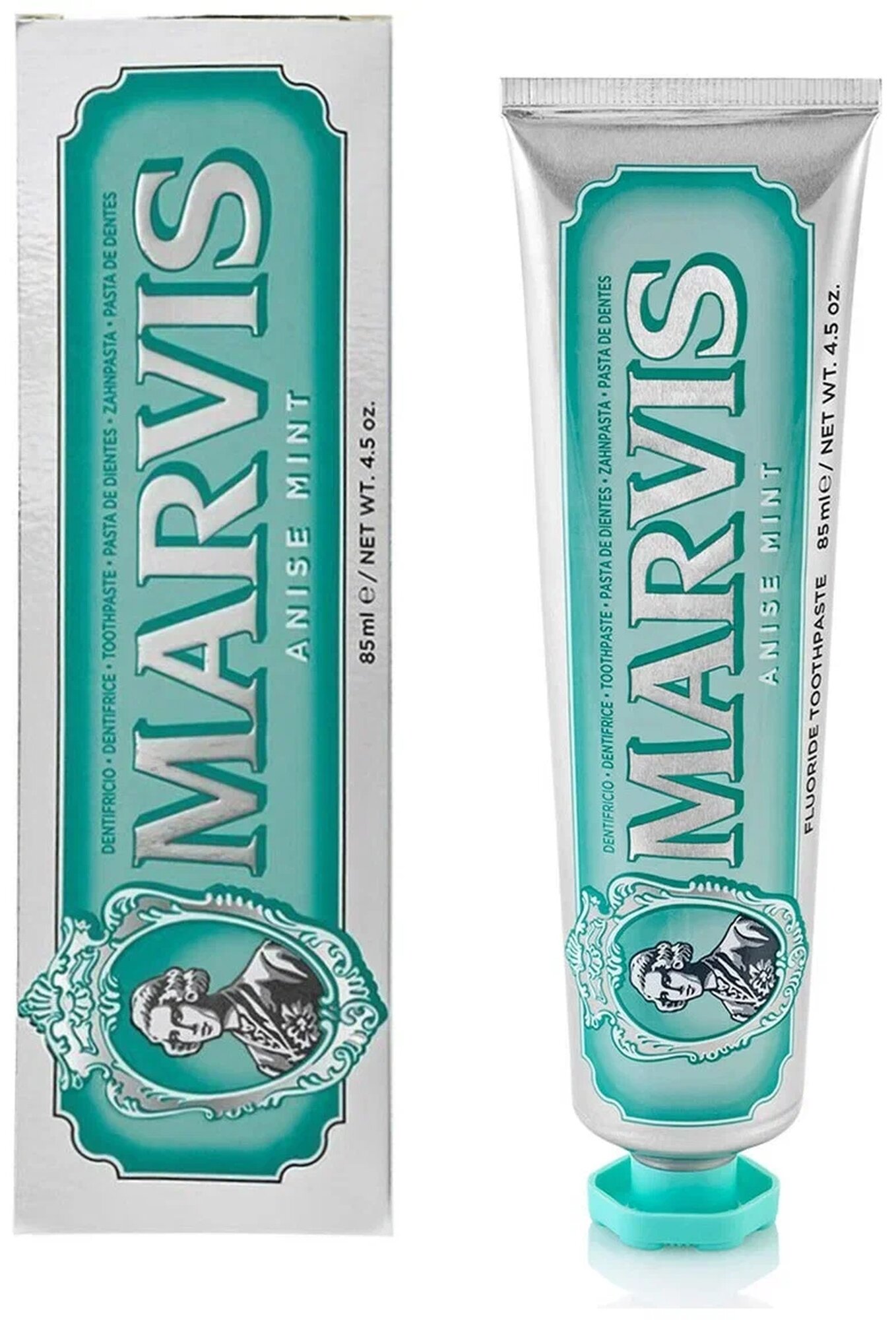 Зубная паста Marvis "Anise Mint", для чувствительных зубов и десен, 85мл