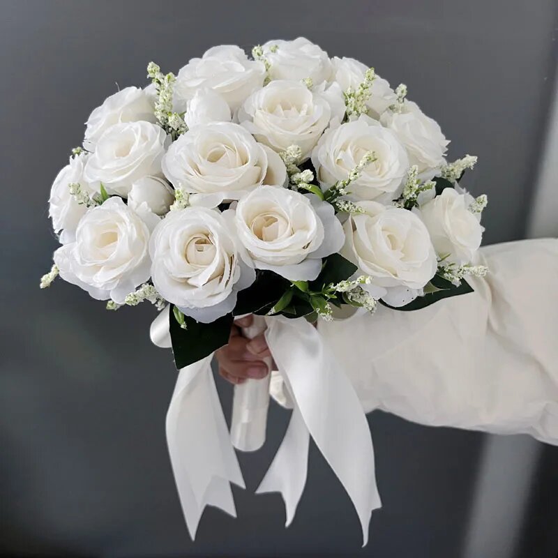 Искусственный свадебный букет розы perfectlifeoh Bride Bouquet
