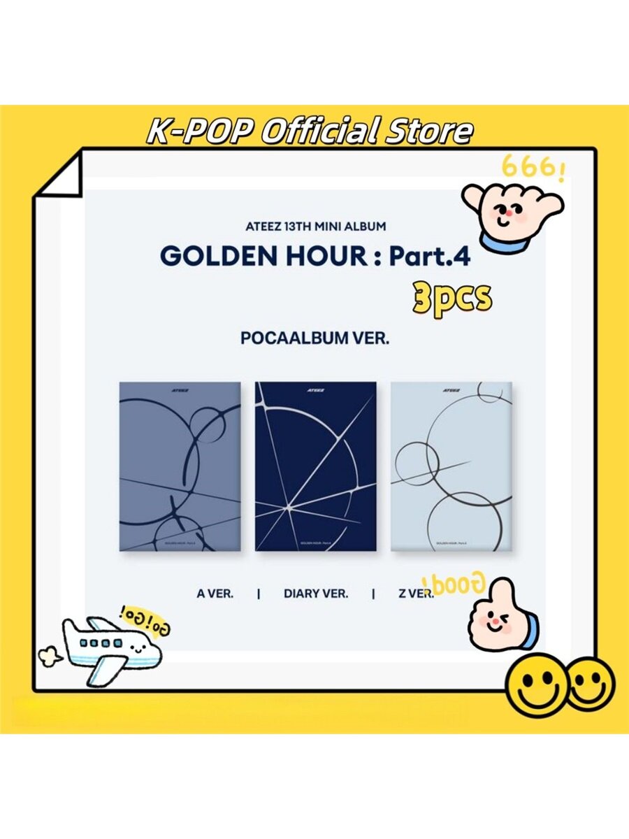 Альбомы ATEEZ - 13th Mini Album GOLDEN HOUR Part 4