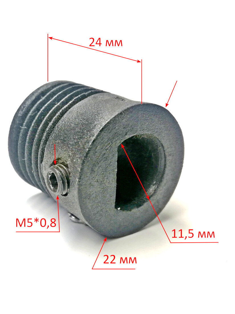 Шкив ведущий для бетономешалки вихрь БМ-63 (s/n STR ~)