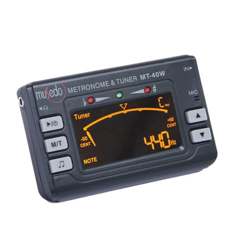 MT-40W Metro-Tuner Тон-генератор Электронный цифровой ЖК-дисплей 3 в 1 ЖК-Кларнет Саксофон Тюнер / Метроном