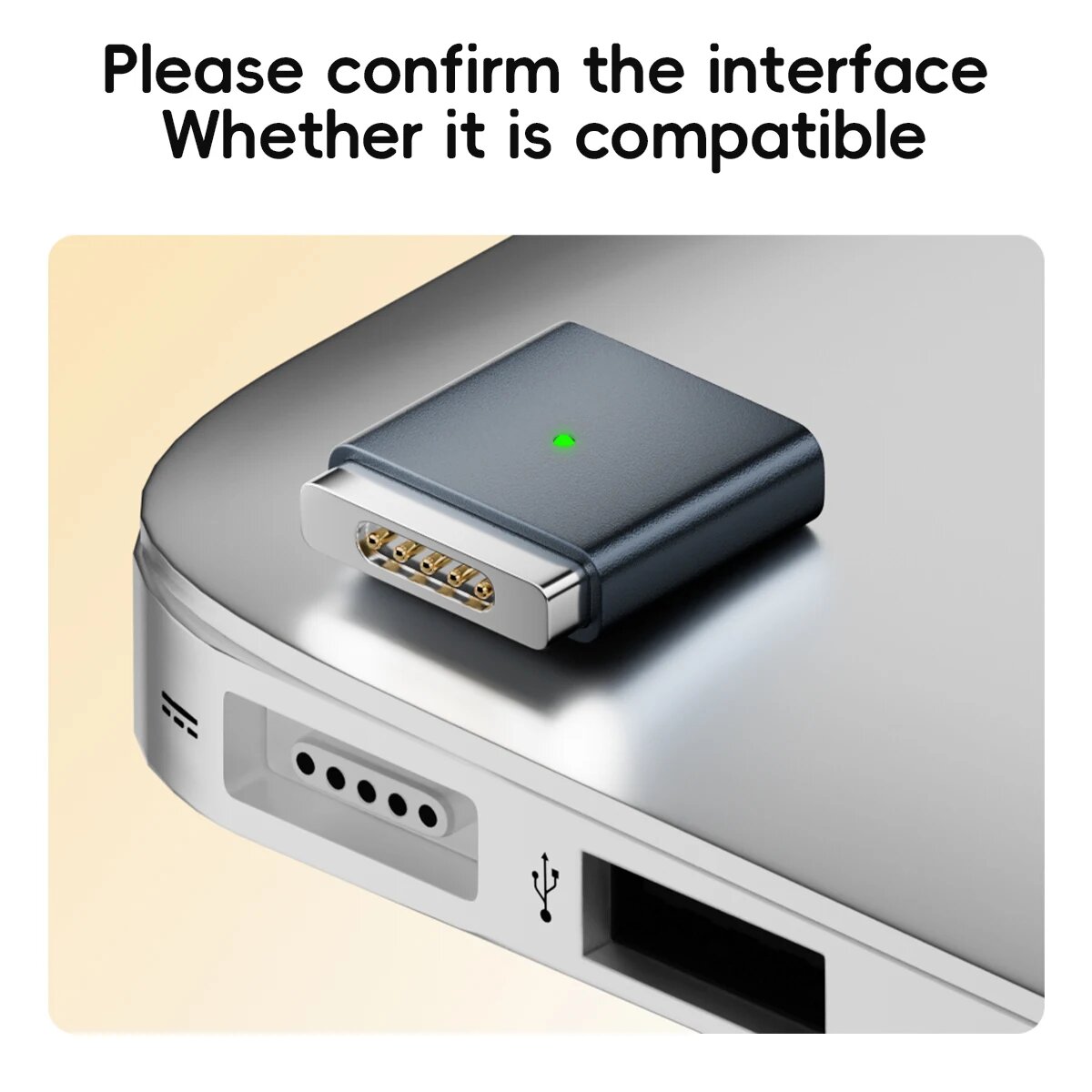 Адаптер USB-C на MagSafe 2 100W, черный — фото 1