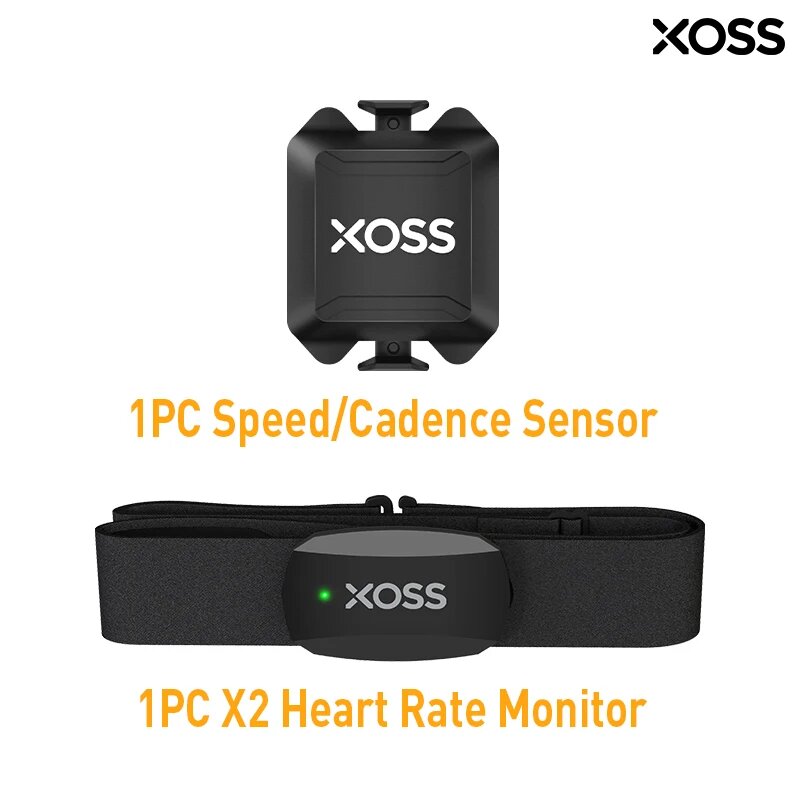 Датчик сердечного ритма XOSS X2 Bluetooth ANT+ X2 combo1
