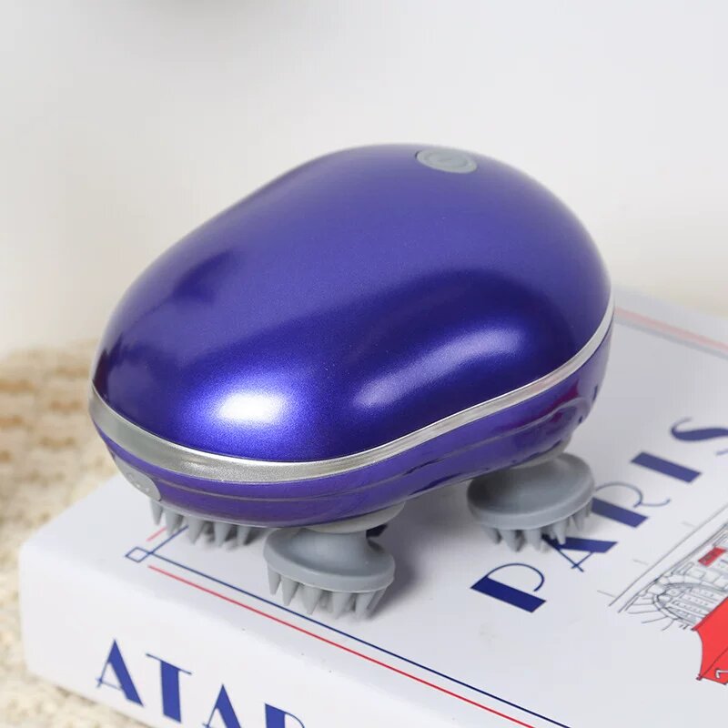 Массажер для головы для разминания кожи головы, снятия головной боли, зуда кожи головы, электрический массажер для