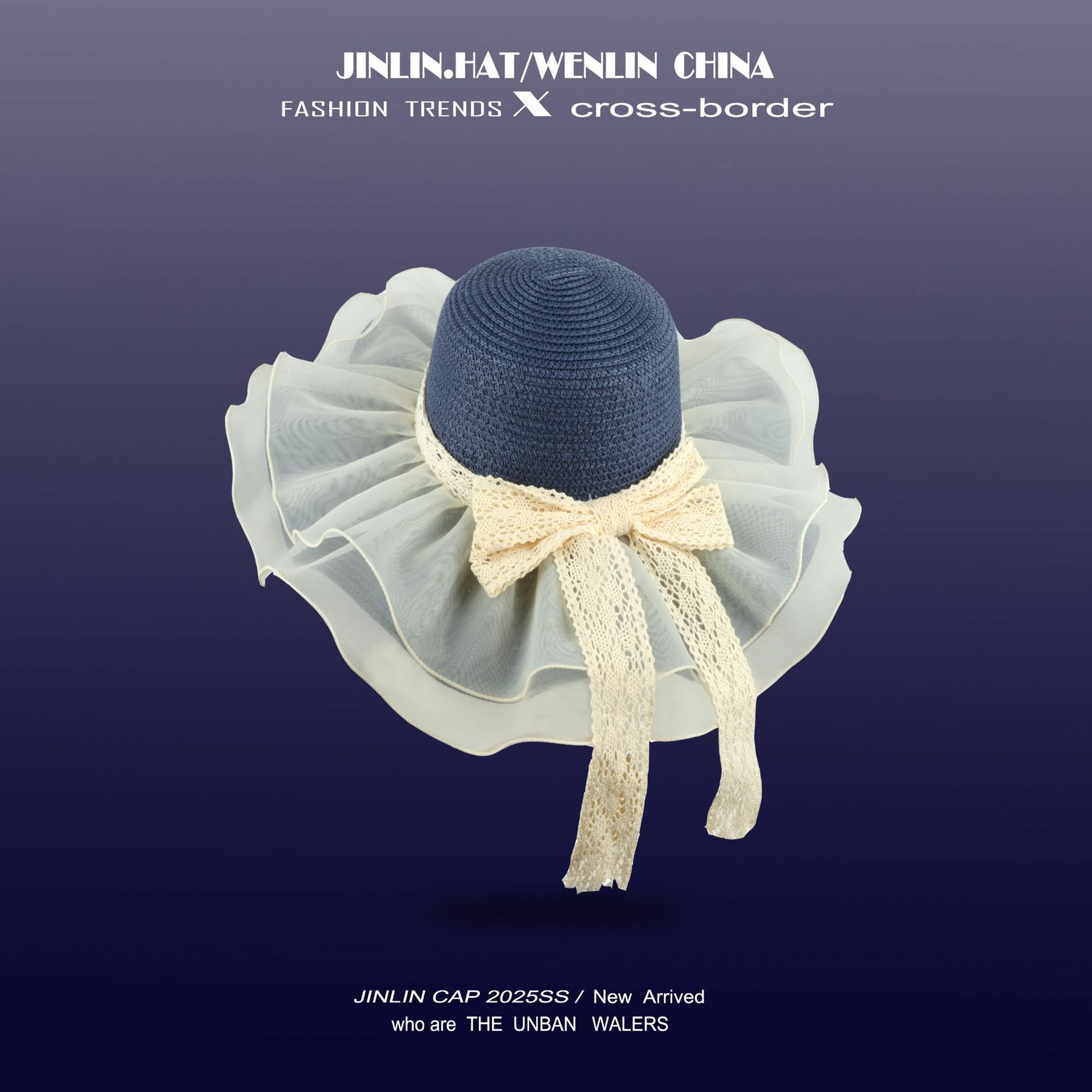 Французская соломенная шляпа с большими полями и кружевной лентой, соломенная шляпа с бантом, женская плетеная шляпа от солнца для пляжного отдыха, кружевная сетчатая шляпа