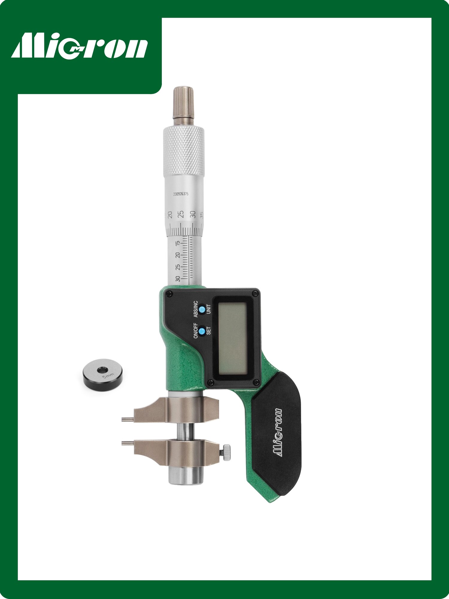 Нутромер микрометрический с боковыми губками Micron НМЦ-Б 5-30 0,001 цифровой (грси № 93960-24)