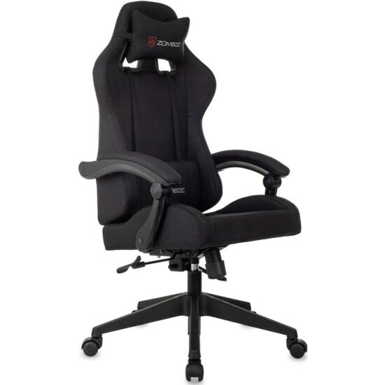 Кресло геймерское Zombie Predator черный Neo Black с подголовником, крестовина пластик PREDATOR B