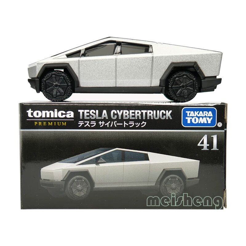 TOMY Multicar Сплавовой Литой Автомобильный Модель Tesla Cybertruck, Коллекционная Модель 1:64, Модель TP41