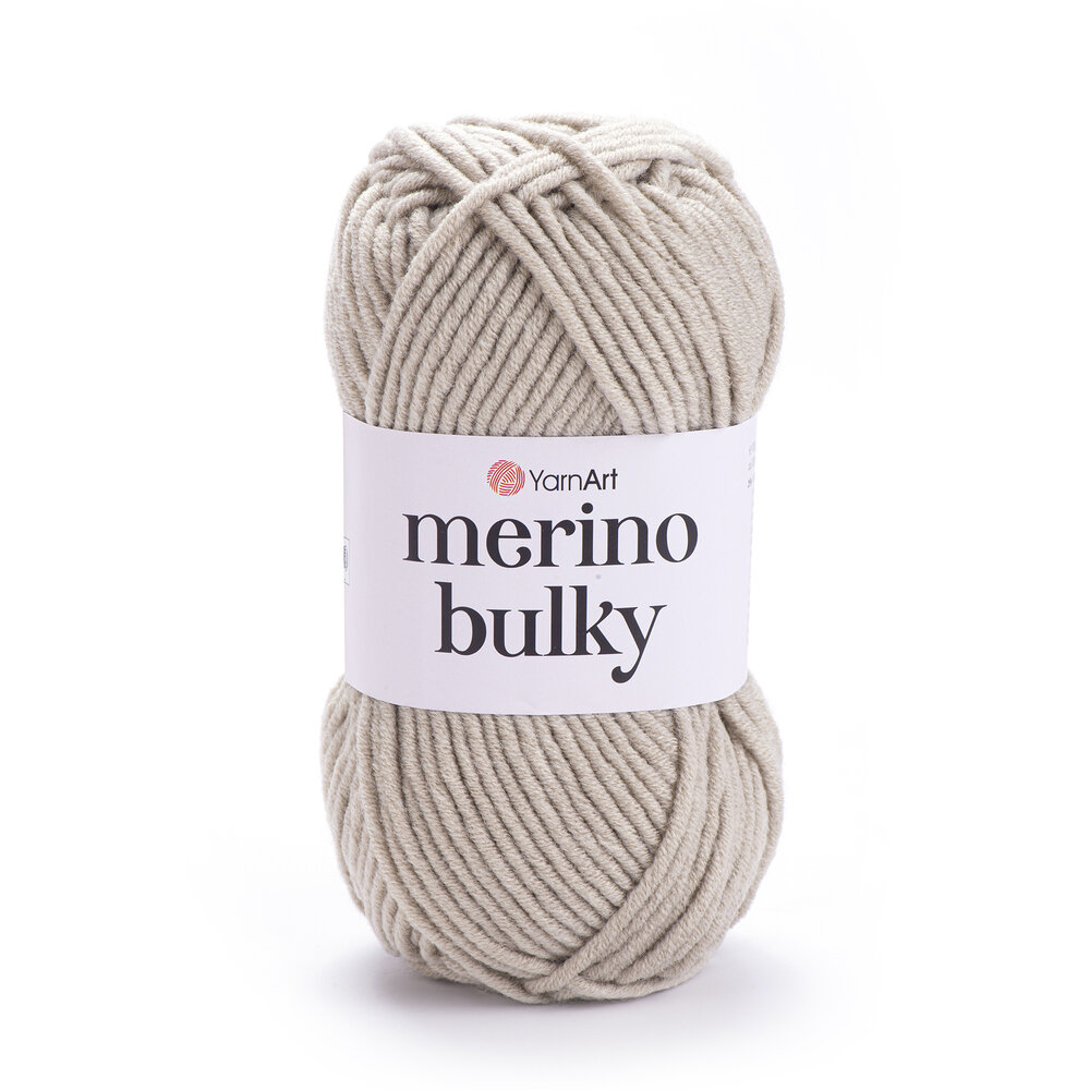 Пряжа для вязания YarnArt Merino bulky 033 песочный 100 гр/100 м 25% шерсть, 75% акрил