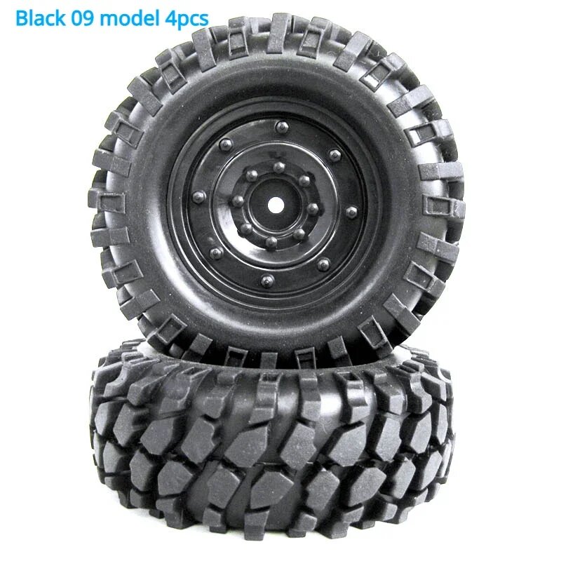 Черные RC шины 1.9" Black 09 model 4pcs