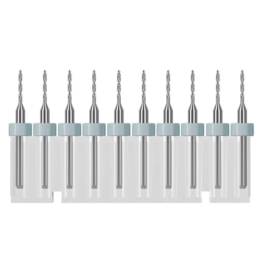 Сверла спиральные DAZZLEEX 10 шт, 1.2mm, для печатных плат