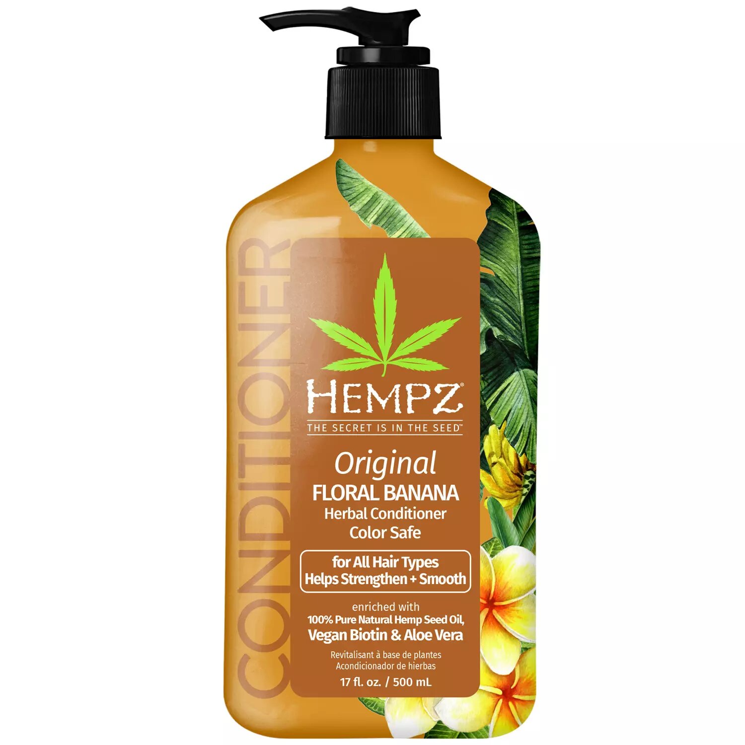 HEMPZ Бессульфатный кондиционер Original Herbal Conditioner For Damaged & Color Treated Hair, 500 мл