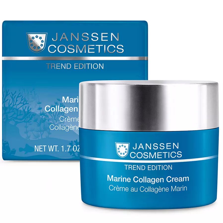 Лифтинг-крем JANSSEN Укрепляющий с морским коллагеном Marine Collagen Cream, 50 мл