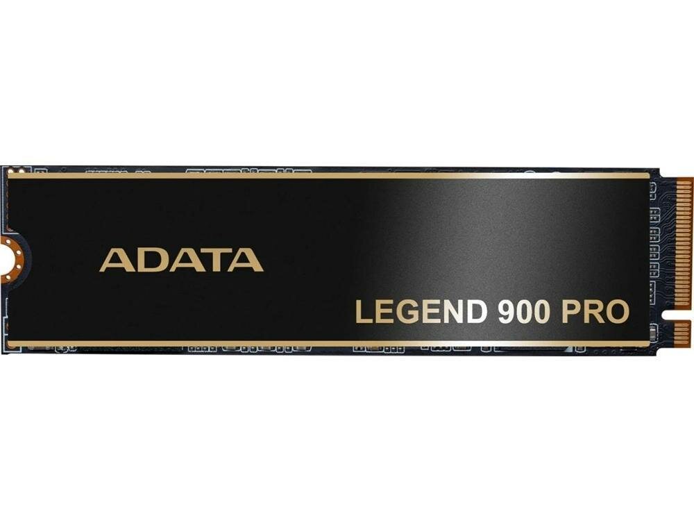Твердотельный накопитель SSD M.2 4 Tb ADATA LEGEND 900 PRO Client Read Gen4x4 with NVMe 1.4, 7400/6500, 3D NAND, 2400TBW