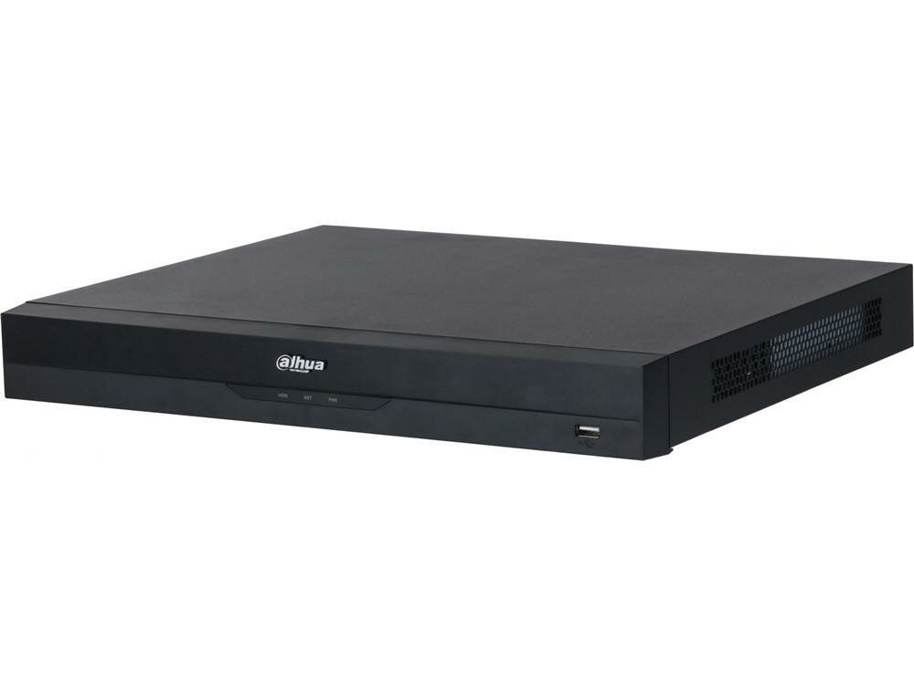 Видеорегистратор IP Dahua DHI-NVR4216-16P-EI, 16-канальный c PoE, 4K, H.265+, ИИ. Входящий поток до 256 Мбит/с; сжатие: H.265+, H.265, H.264+, H.264,