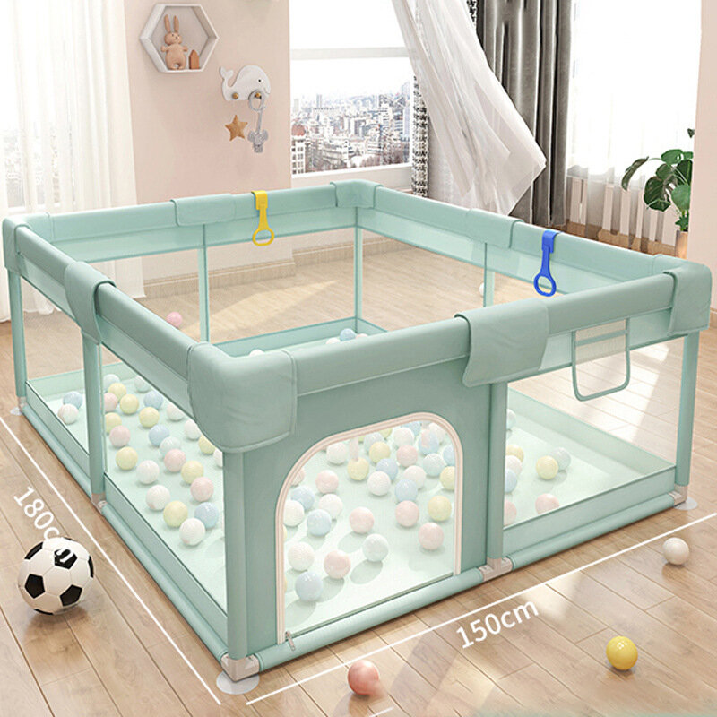 Манеж детский игровой Cherry Pick, напольный 150х180 см с ковриком