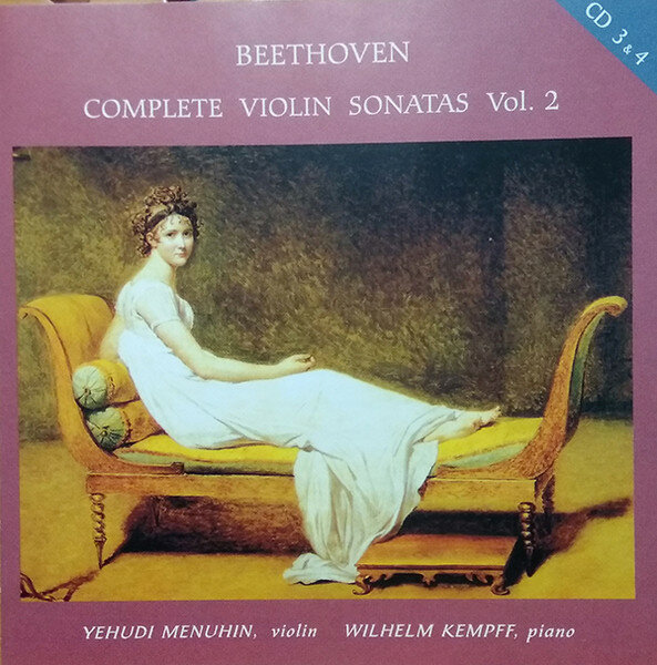 Ludwig van Beethoven 'Complete Violin Sonatas Vol.2, CD 3 & 4' 2CD/1991/Classical/Russia