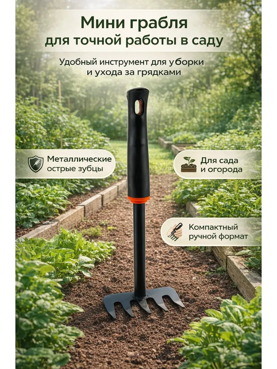 Грабли садовые мини, !