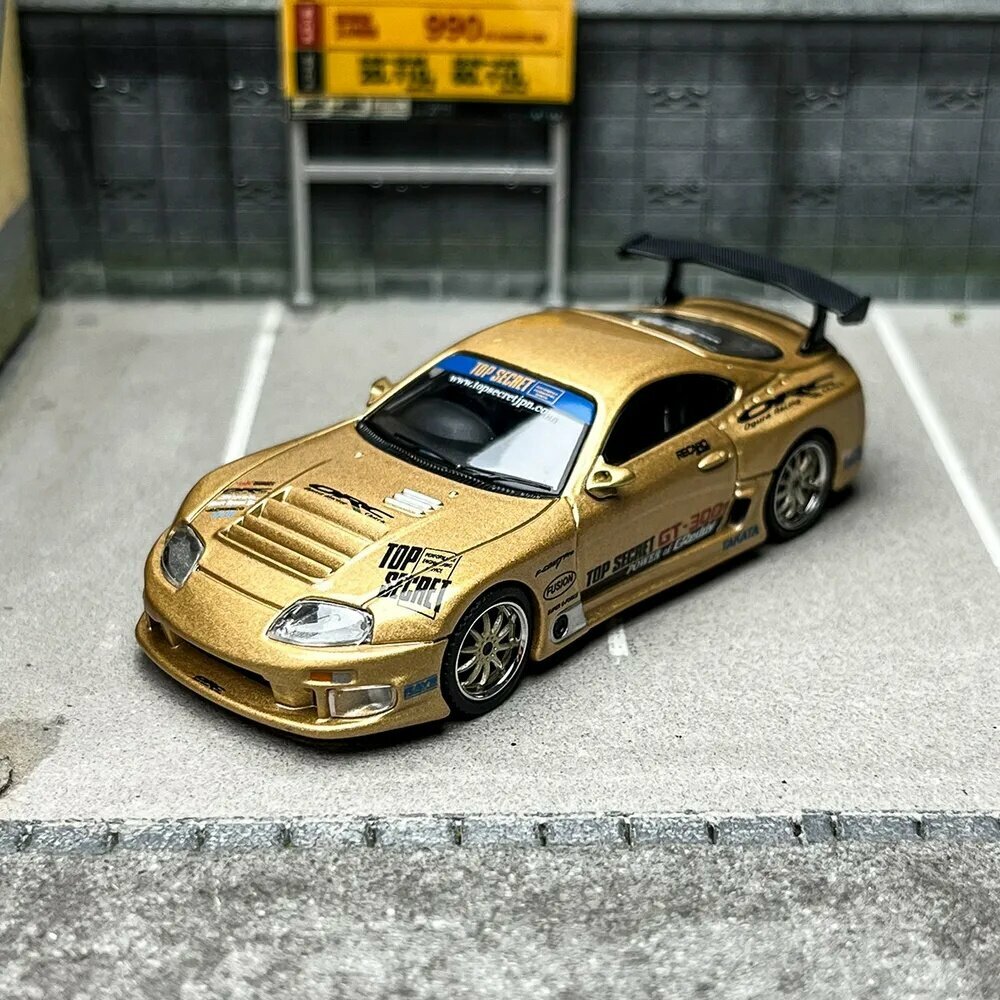MINIGT #961 1:64 Toyota Supra A80 Top Secret Легковая модель автомобиля