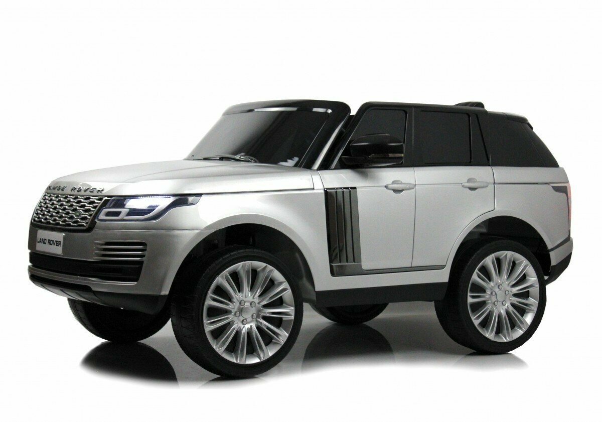 Электромобиль Range Rover HSE 4WD серебро, 180W, двухместный, с кожаными креслами