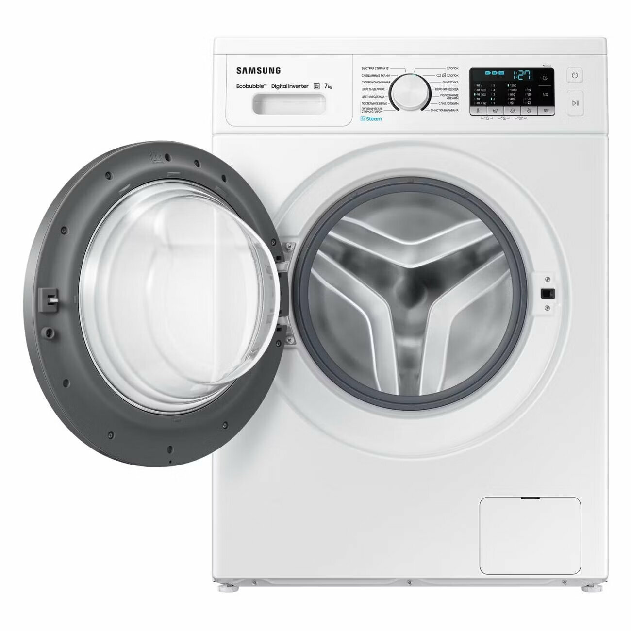 Стиральная машина Samsung WW70AG5S21EE/LD, 7 кг, 1200 об/мин, белый