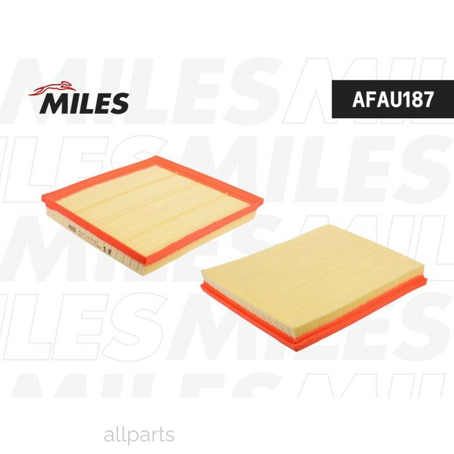 MILES AFAU187 Фильтр воздушный BMW F07/10/12/01/02/E70/71 3.5/4.0